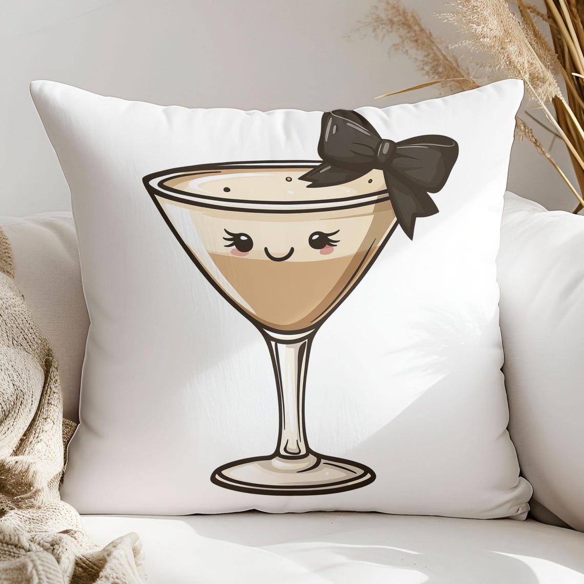 Kawaii Espresso Martini Clipart, Cute Cocktail Illustration, Kawaii ...