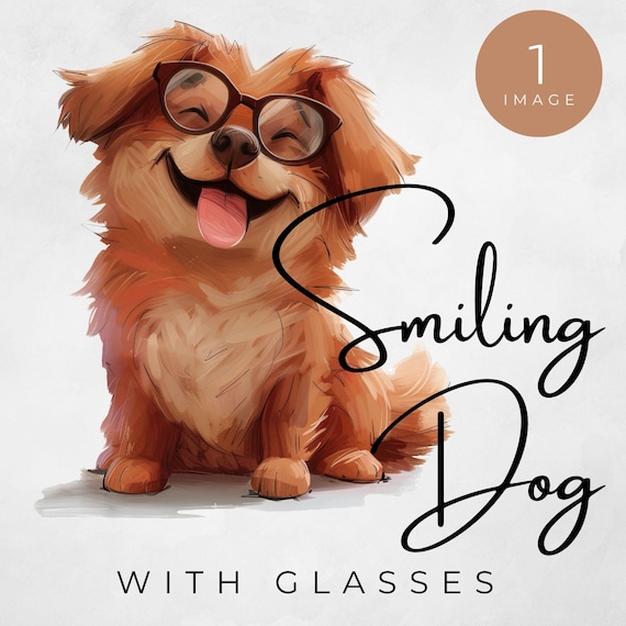 Clip Art De Perro Sonriente