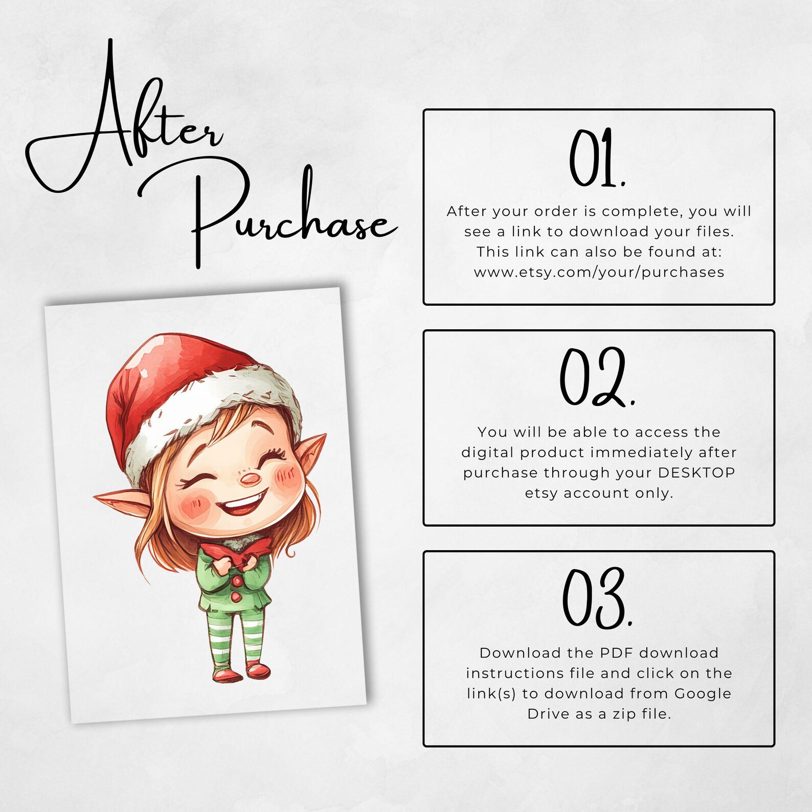 Mini Christmas Elves Clipart, Festive Holiday Elf Illustrations, Green ...