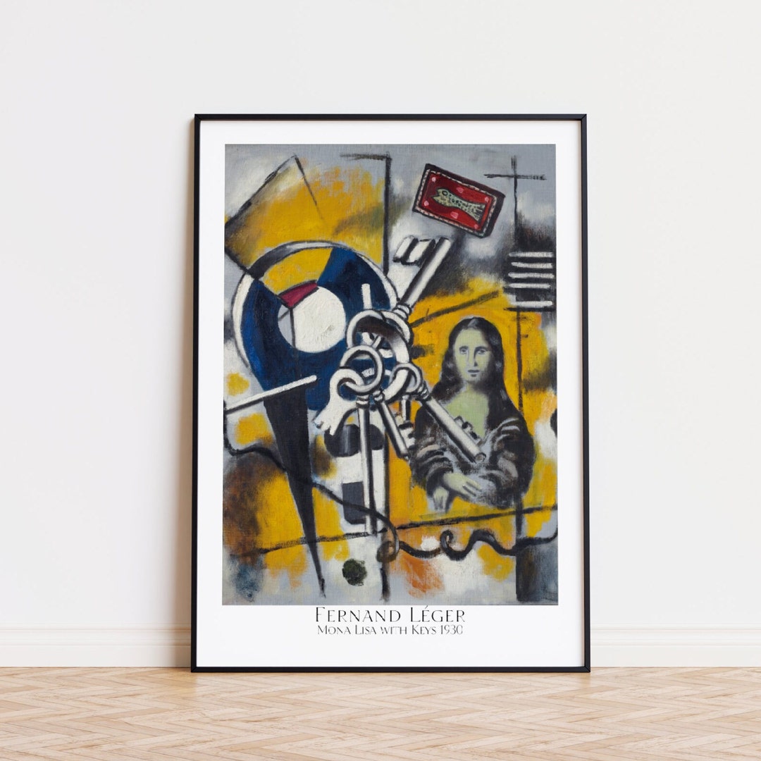 Fernand Léger Mona Lisa With Keys 1930 Museum Poster Poster Print ...