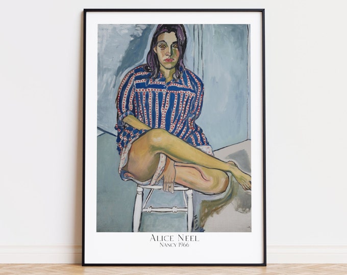 Alice Neel Nancy 1966 Museum Poster Poster Print Aesthetics Wall Art - Etsy