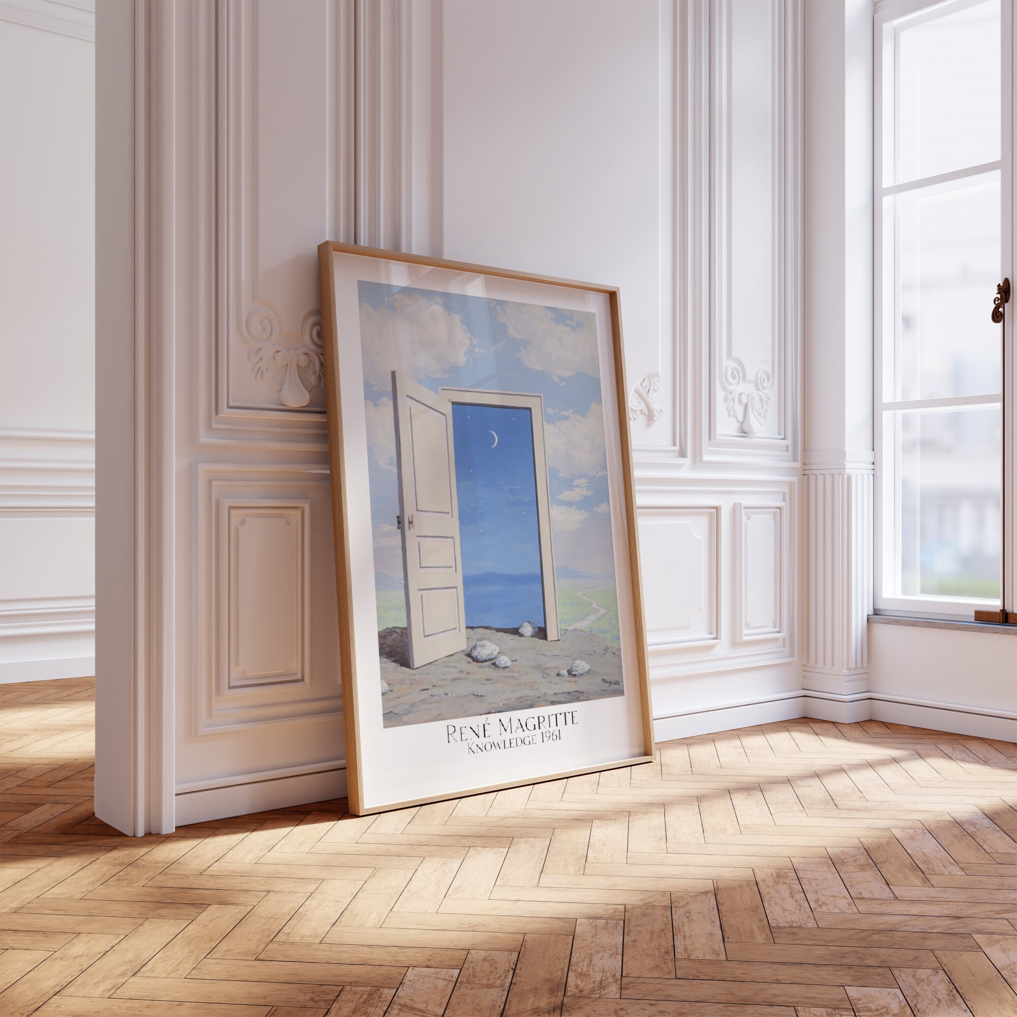 Rene Magritte Knowledge c.1961 Museum Poster Illustration Poster Print ...