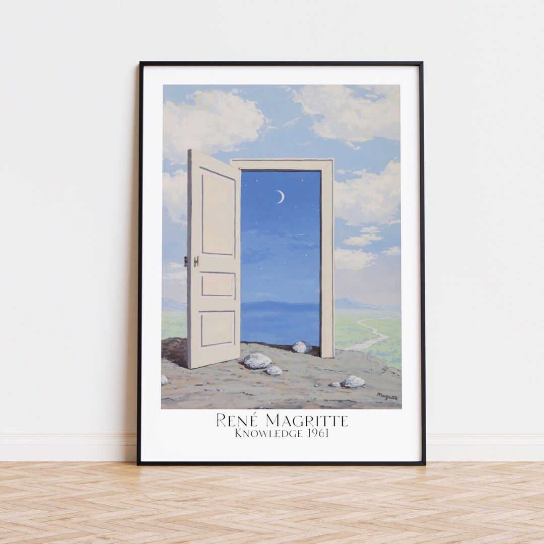 Rene Magritte Knowledge c.1961 Museum Poster Illustration Poster Print ...