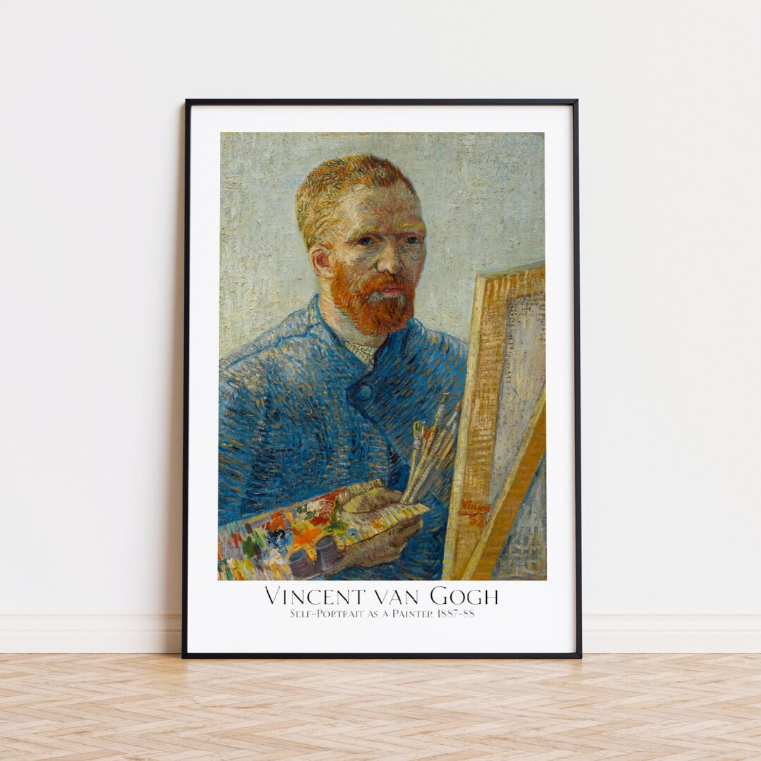 Vincent Van Gogh Self-portrait as a Painter 1887-88 Museum Poster ...