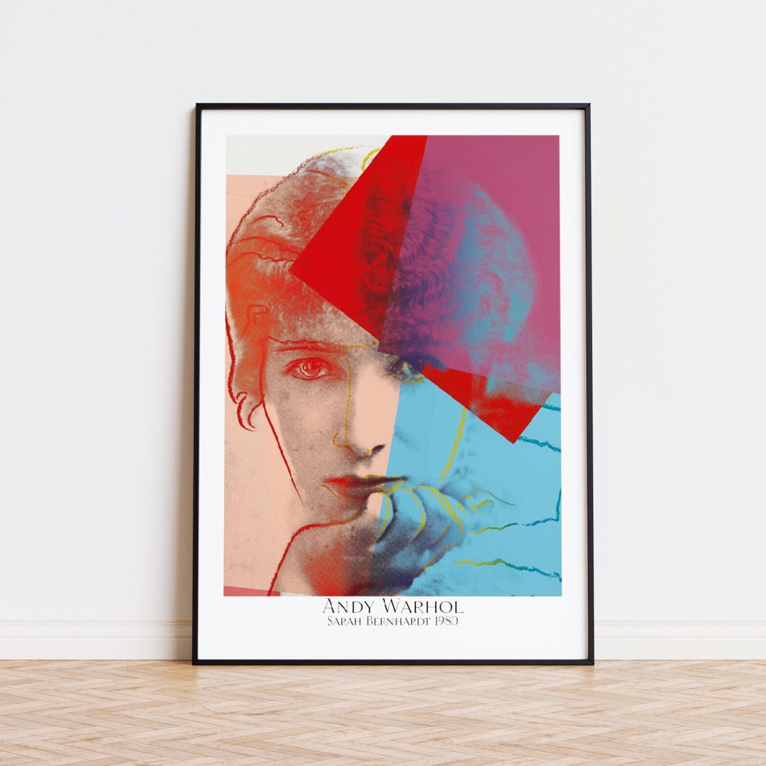 Andy Warhol Sarah Bernhardt 1980 Museum Poster Poster Print Aesthetics ...