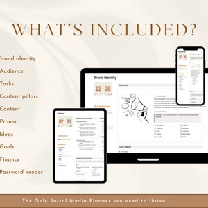 Notion Template Social Media Planner for Freelance Content Creator ...
