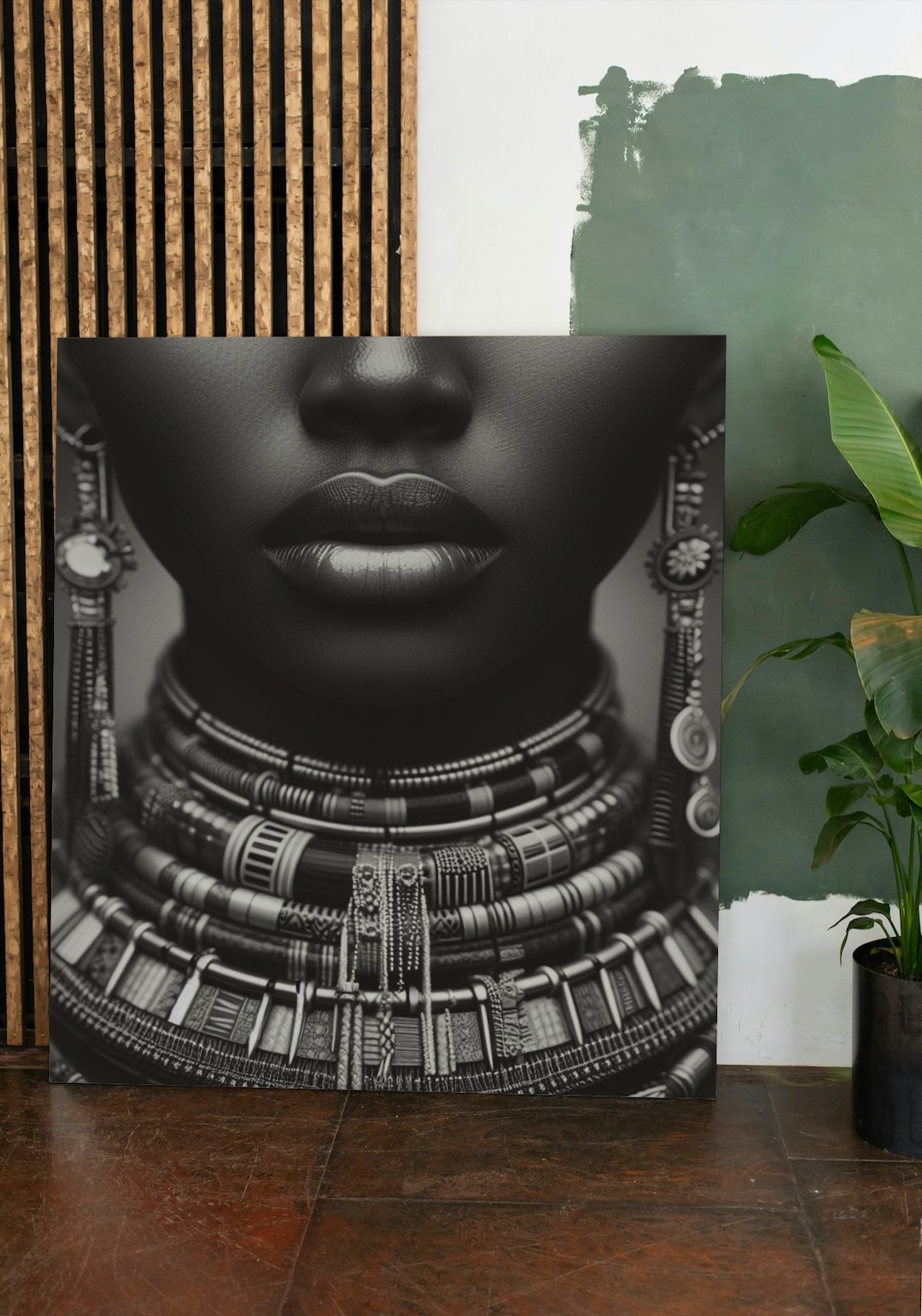 Masai Woman Artwork Print, Black Art, Lady Art, Museum Poster, Gallery ...