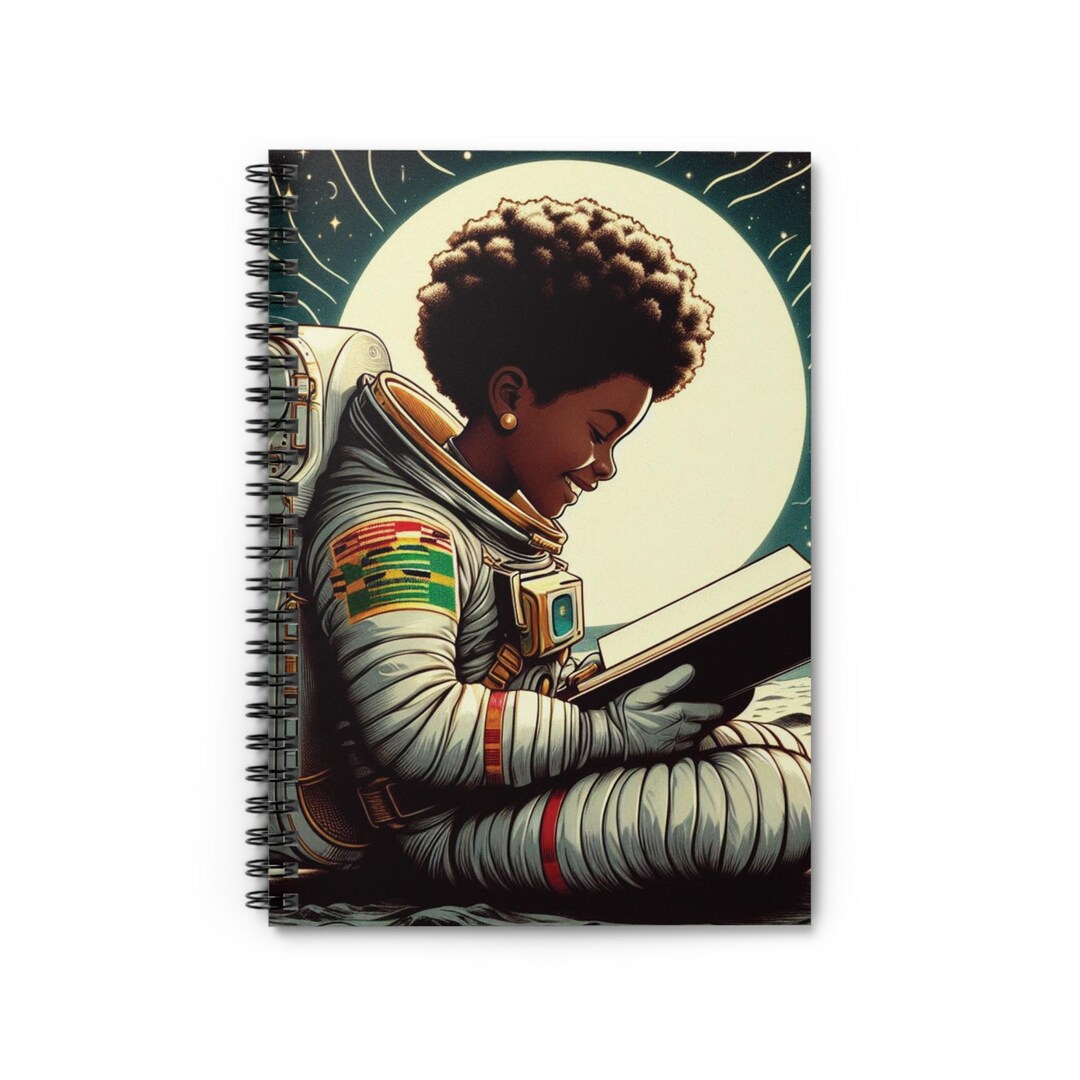 Notepad - the Sky Above Reading Astronaut Spiral Journal Notebook ...