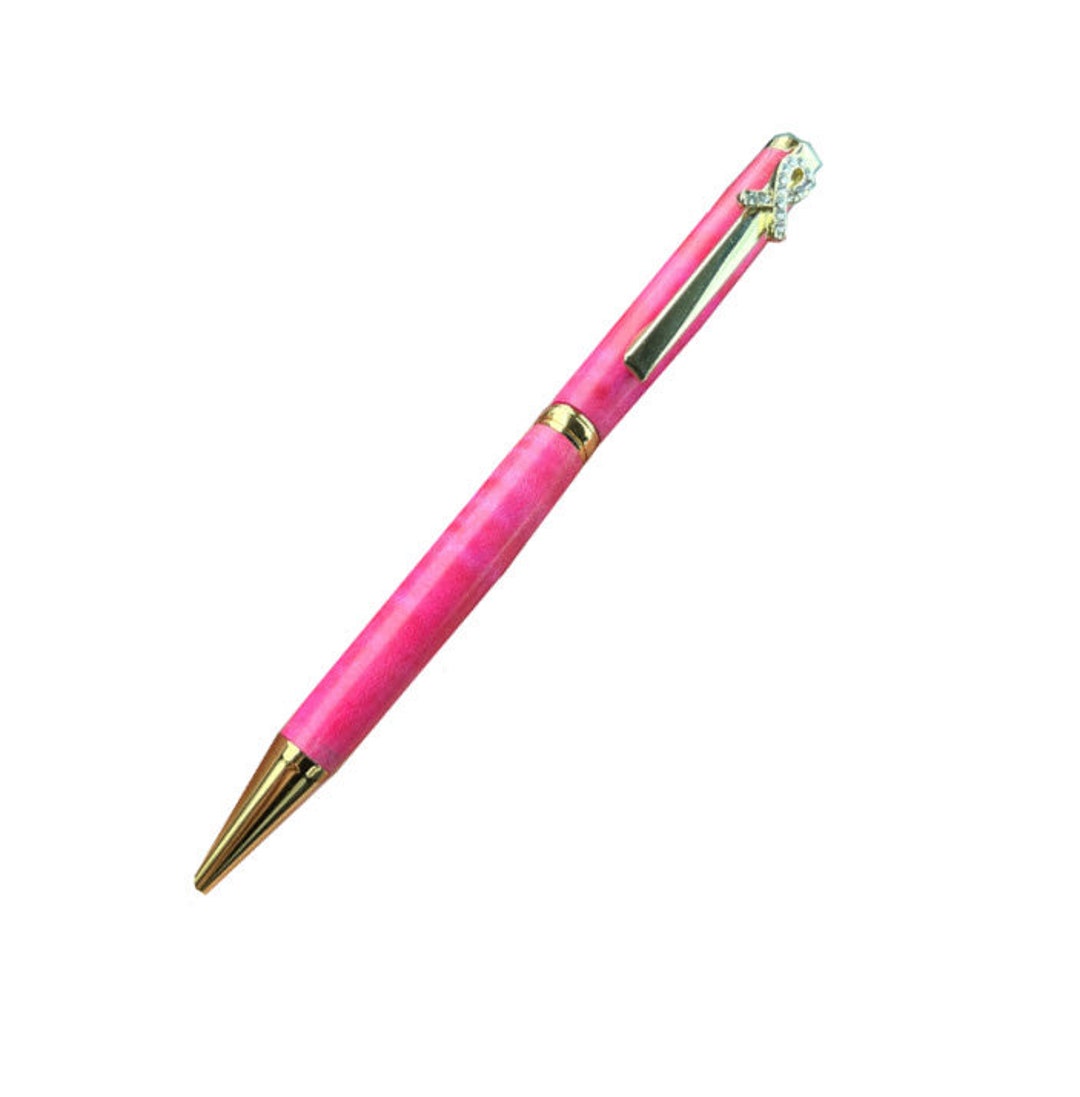 Fancy Slimline Pink Pencil Breast Cancer or Nurse - Etsy