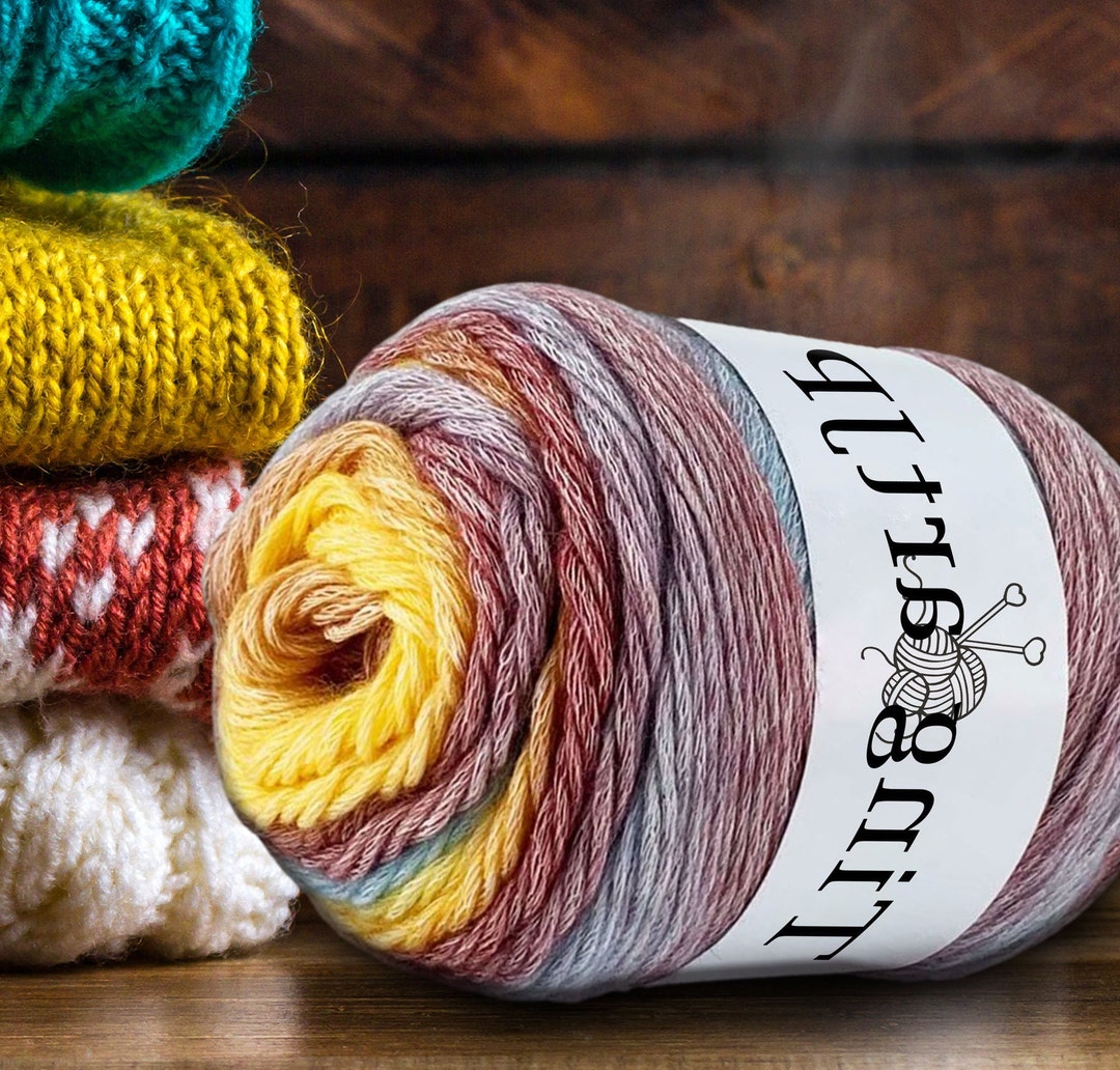 Section Dyed Wool, Gradient Wool Multi-color Yarns, Mixed Color Yarns ...