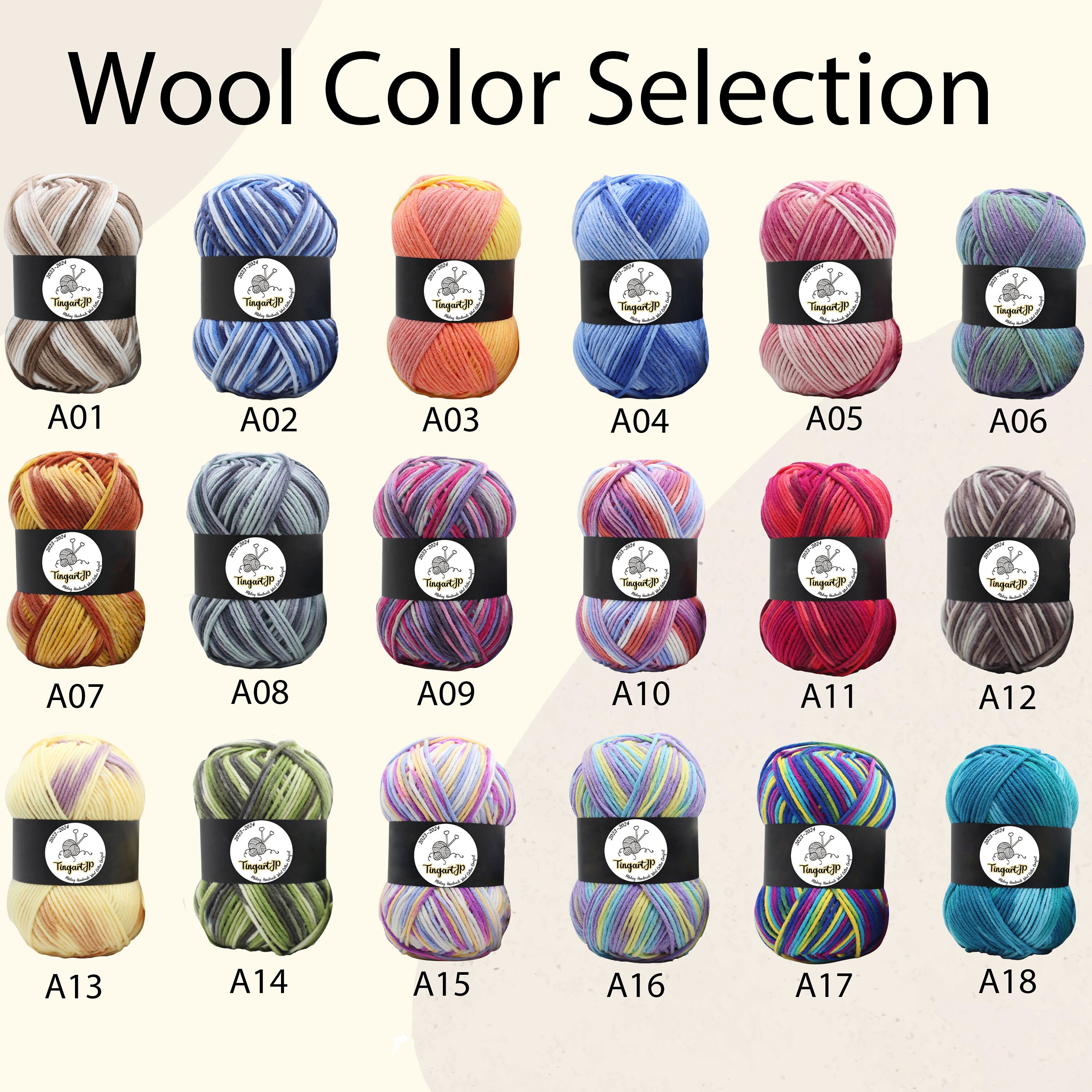 DIY Doll Making Accessories,dyed Gradient Color Milk Cotton Yarn,high ...