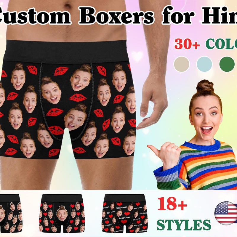 Mens Printed Boxers - Etsy