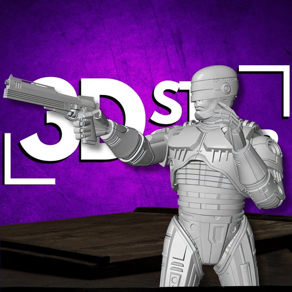 3d Model Stl File Robocop - Etsy