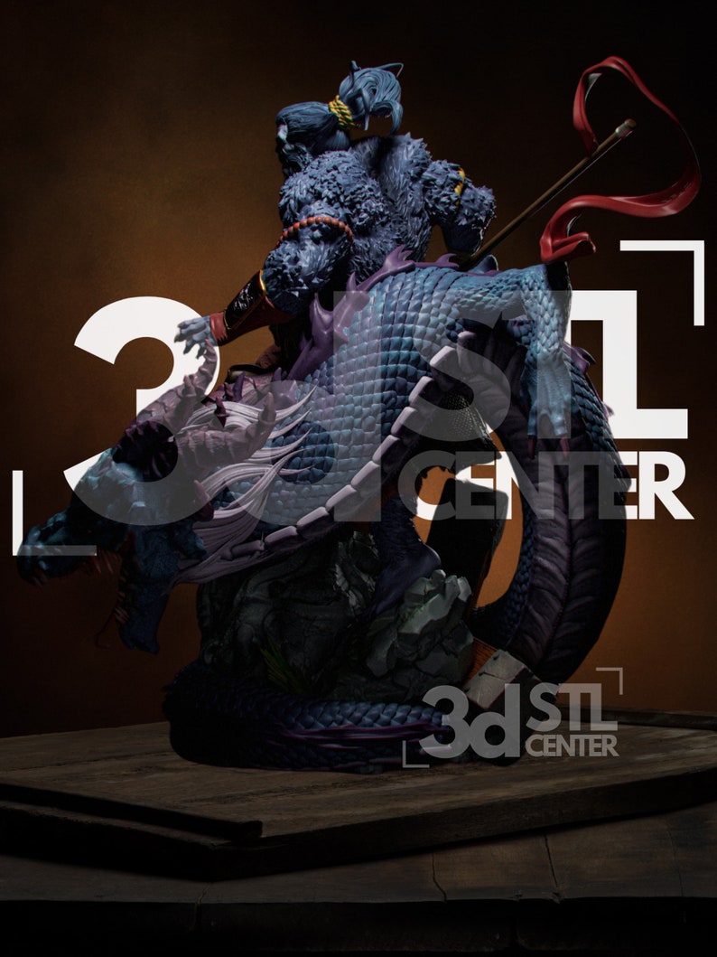 Beast Samurai 3D Printer STL Files High Quality - Etsy