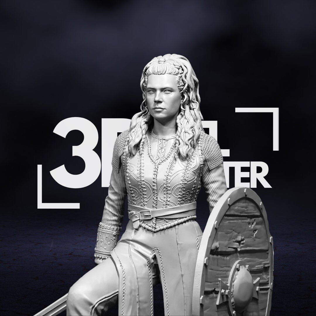 Lagertha Vikings 3D STL Files High Quality 3D Printer STL File, 3D ...