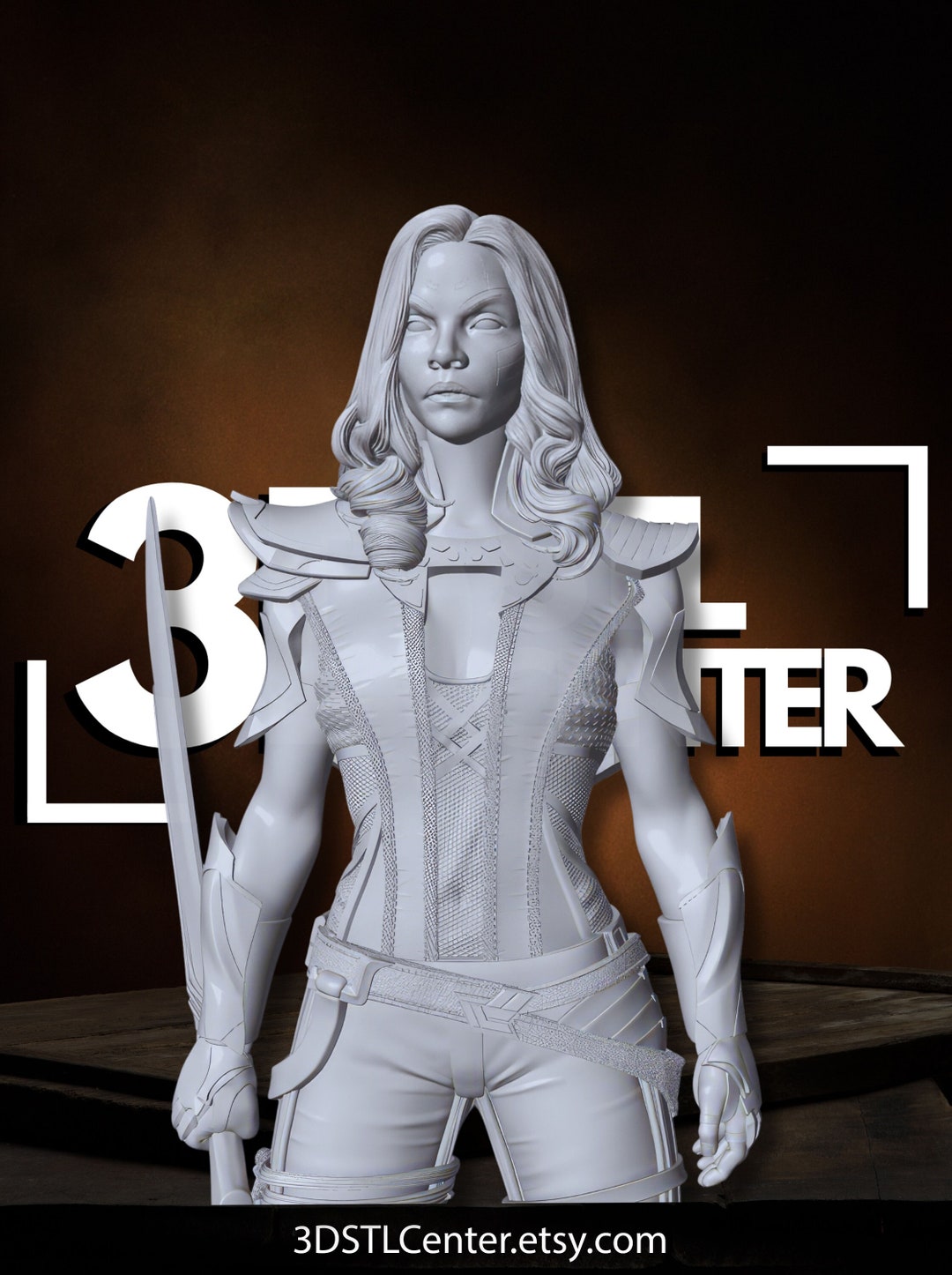 Gamora Guardians of the Galaxy 3D Printer STL Files 3D STL Model 3D ...