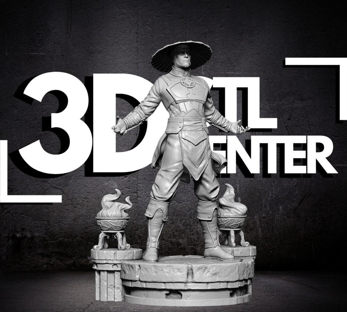 Raiden Mortal Kombat 3D STL Files High Quality 3D Printer STL File, 3D ...