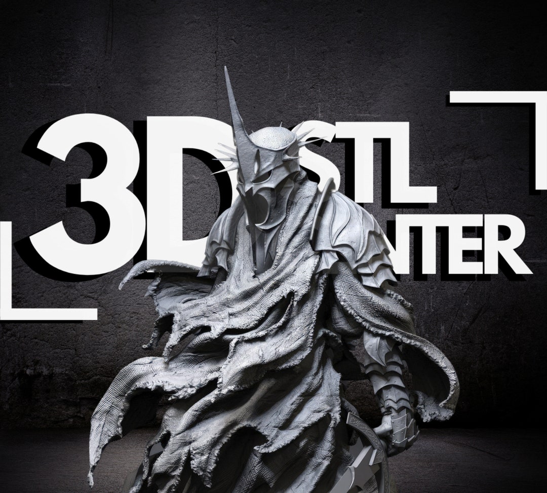 Witch King of Angmar the Lord of the Rings 3D STL Files High Quality 3D ...