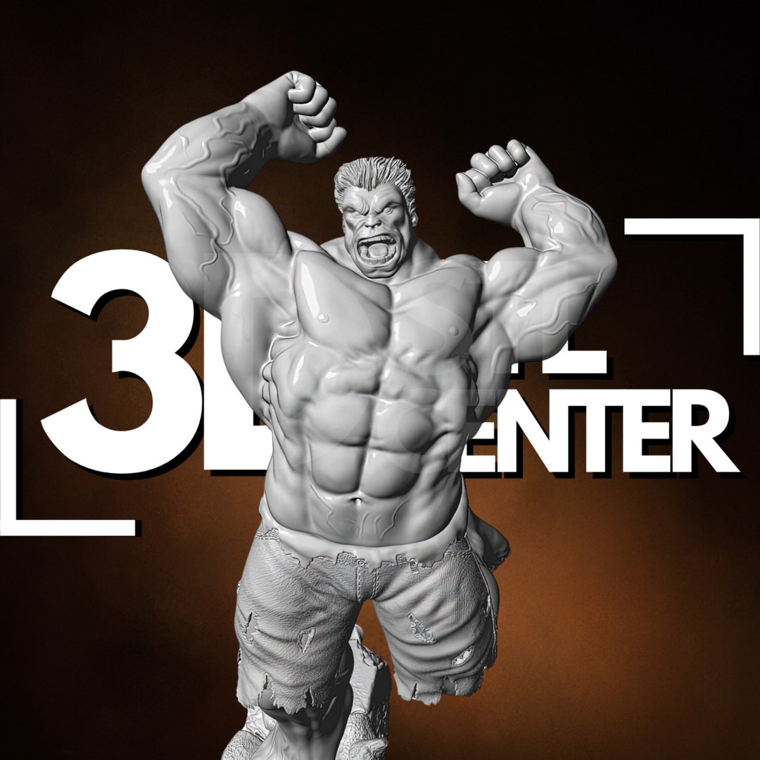 Red Hulk 3D STL Files High Quality 3D Printing Files 3D STL Model ...