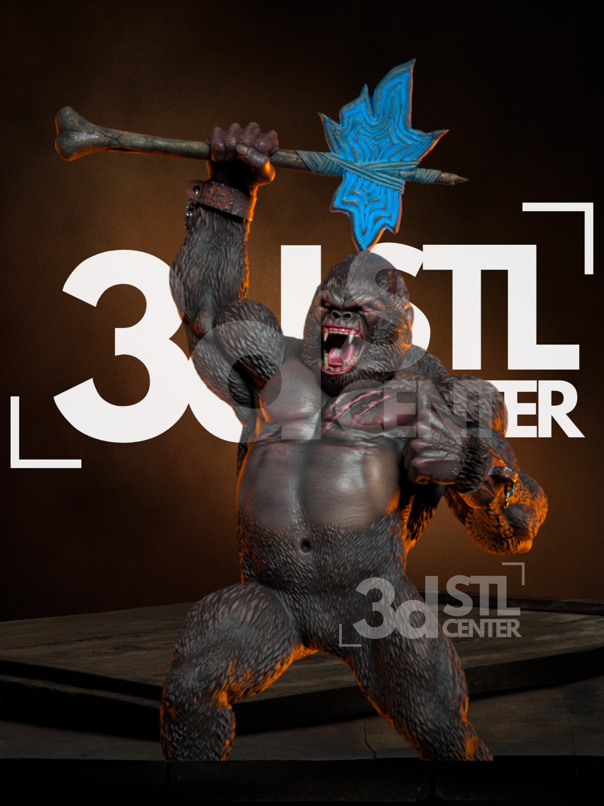 King Kong 3D Printer STL Files High Quality - Etsy