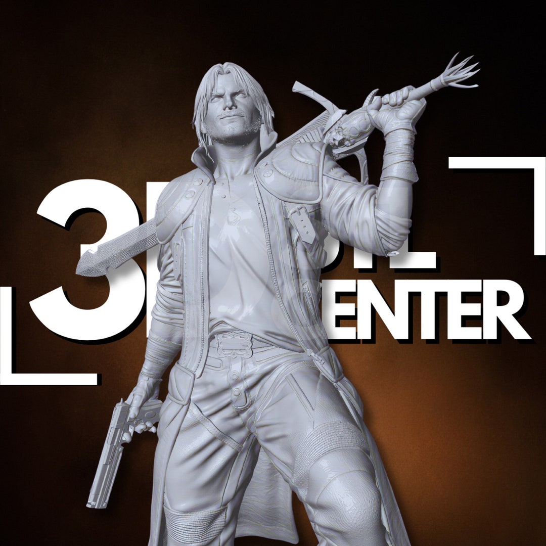 Dante Devil May Cry 3D Printer STL Files High Quality 3D STL Model 3D ...