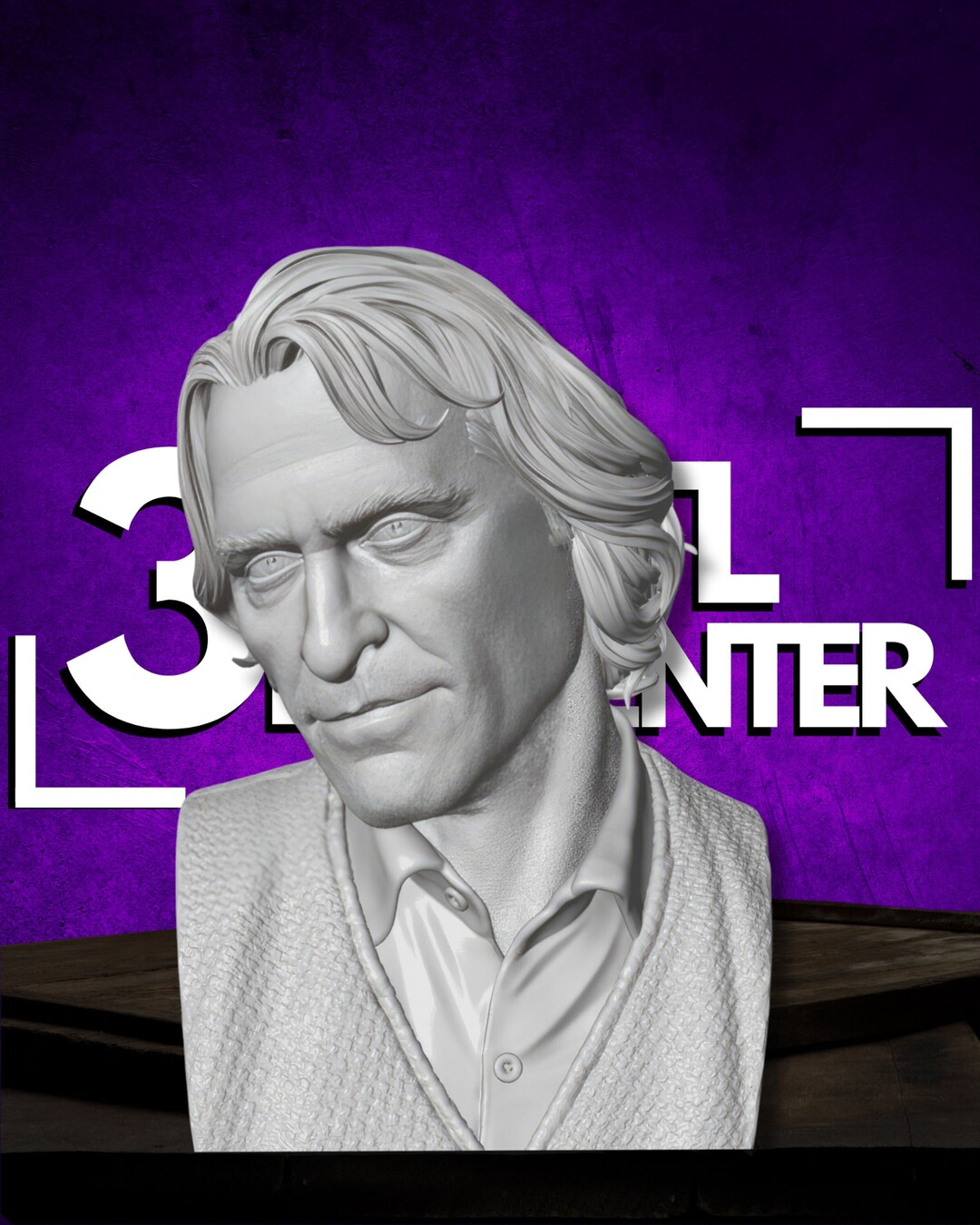 Joker Bust 3D Printer STL File High Quality 3D Printing Files 3D STL ...