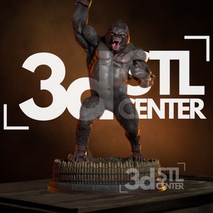 King Kong 3D Printer STL Files High Quality - Etsy