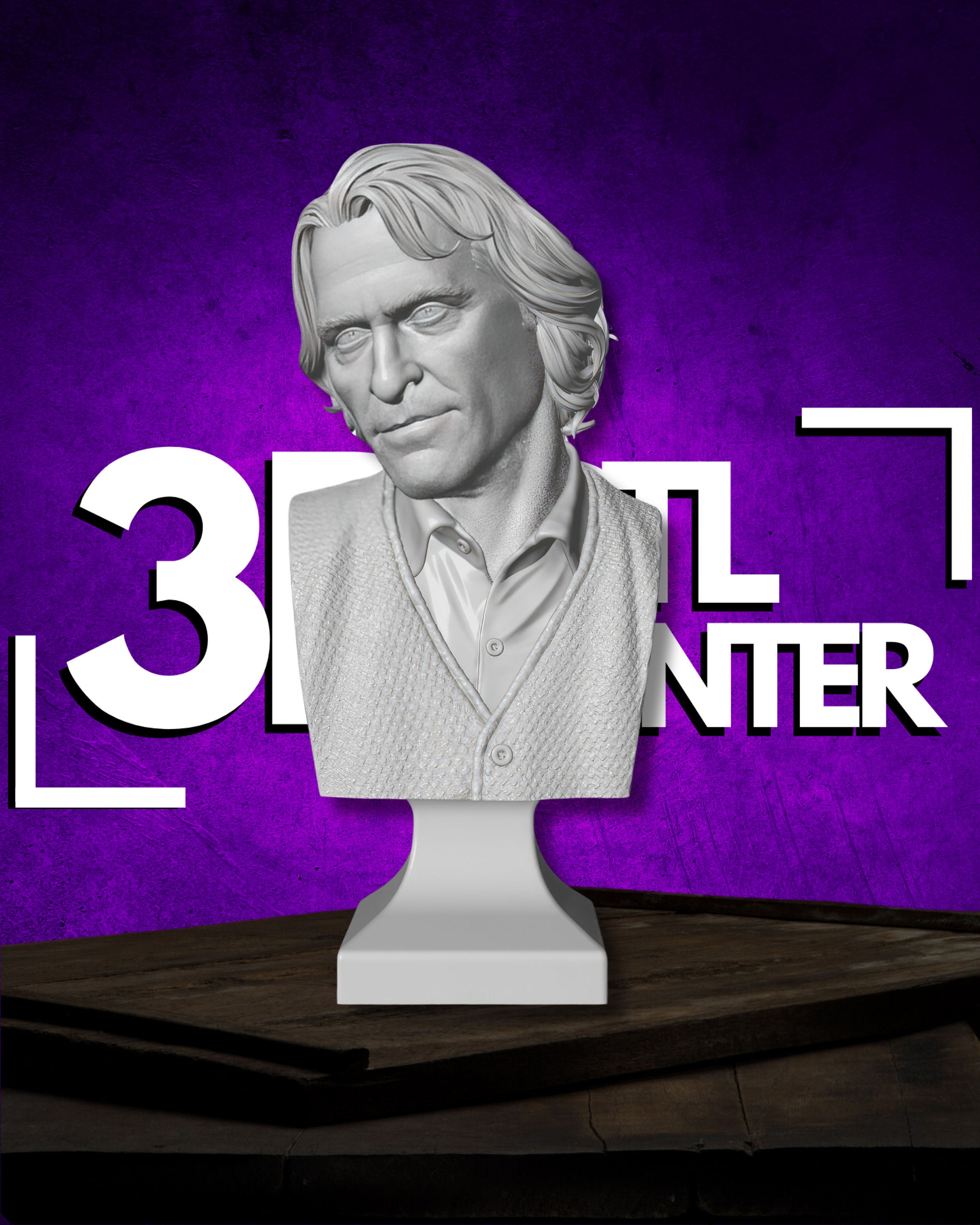 Joker Bust 3D Printer STL File High Quality 3D Printing Files 3D STL ...