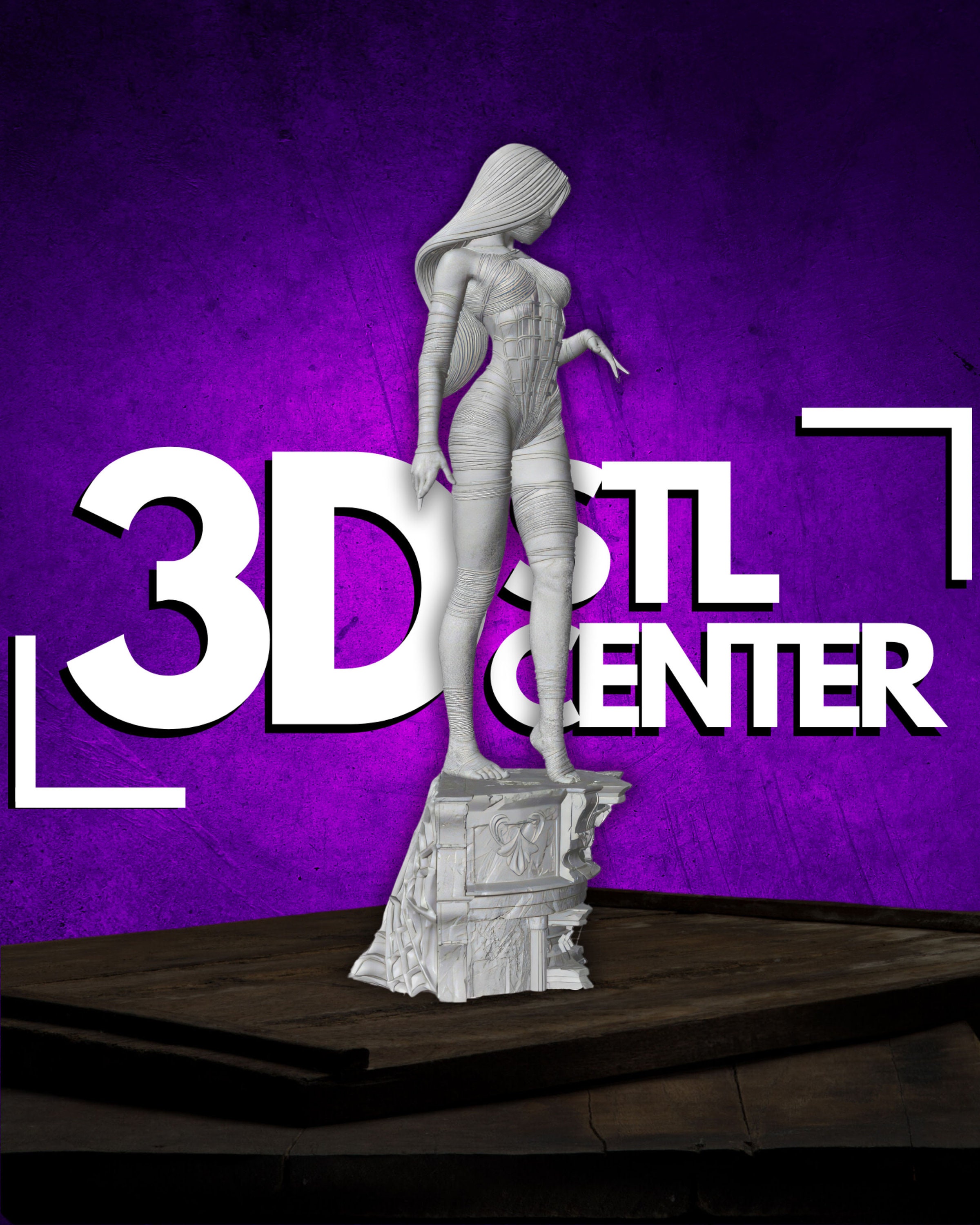 Silk 3D Figure STL File High Quality 3D Printer Files 3D STL Model ...