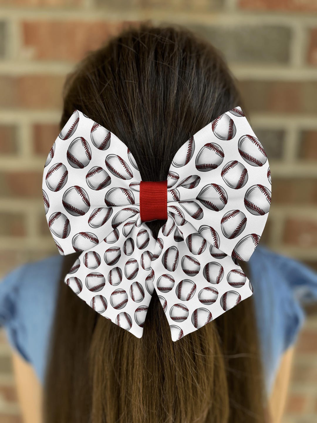 Home Run Baseballs Hair Bow • Sports Theme • Perfect for Baseball Fans ...