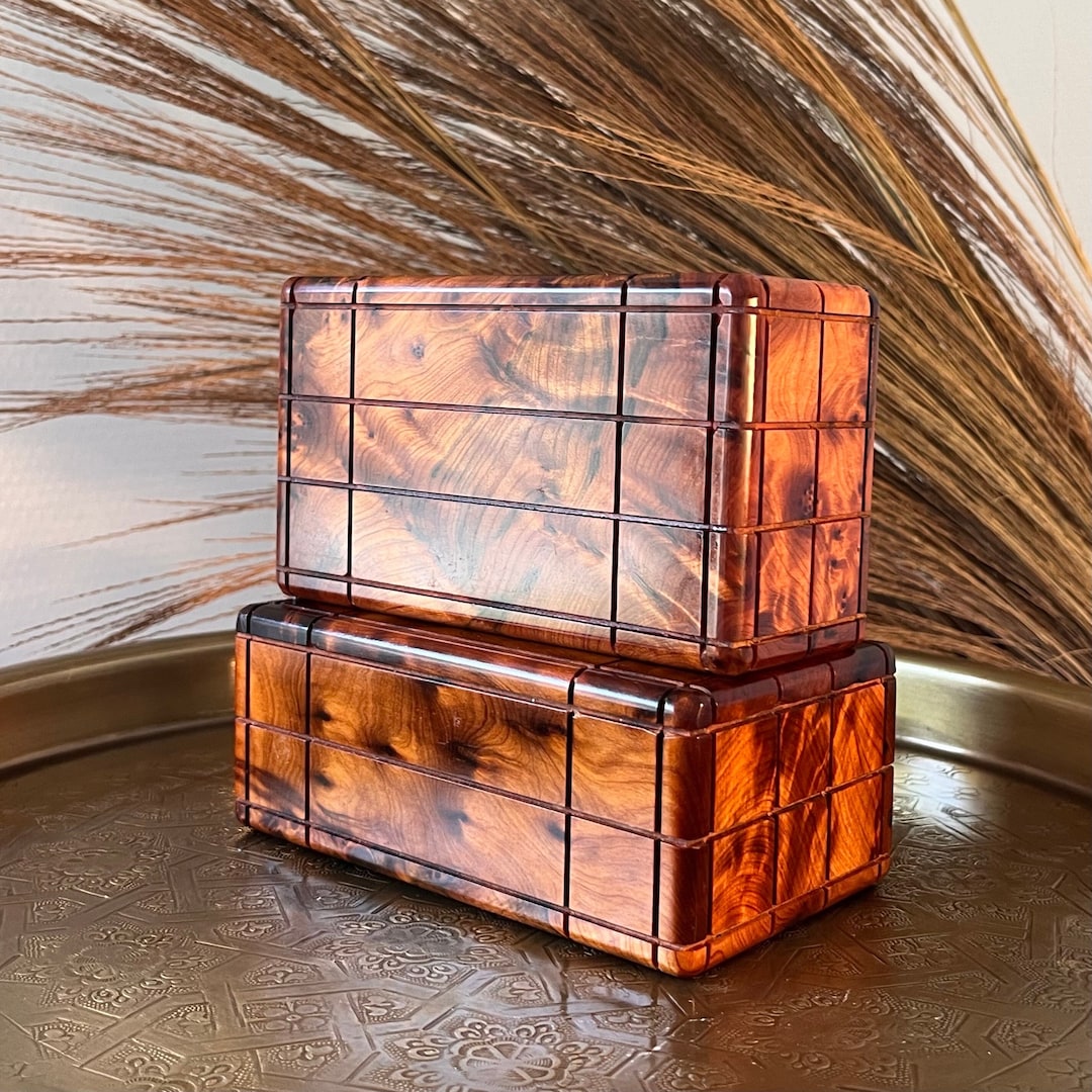 Wooden Secret Box, Secret Compartment, Wooden Jewelry Box, Jewelry Box ...