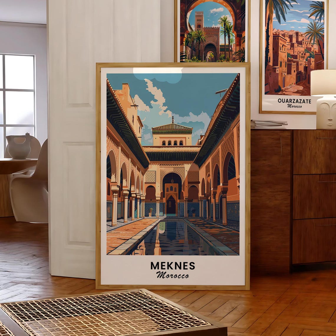 Morocco Poster, Moroccan Wall Art, City Print, Moroccan City Posters ...