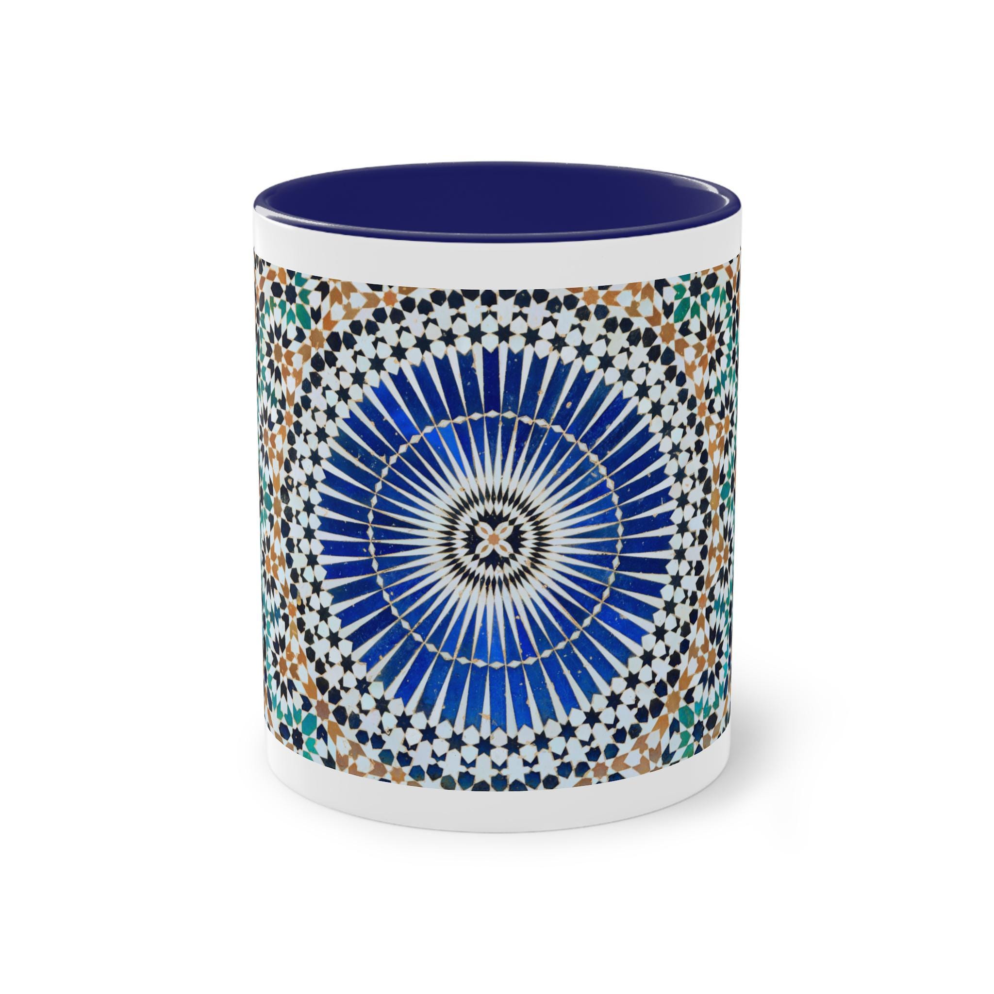 Zellij Pattern Mug Moroccan Mosaic Mug Moroccan Zellig Mug Moroccan ...