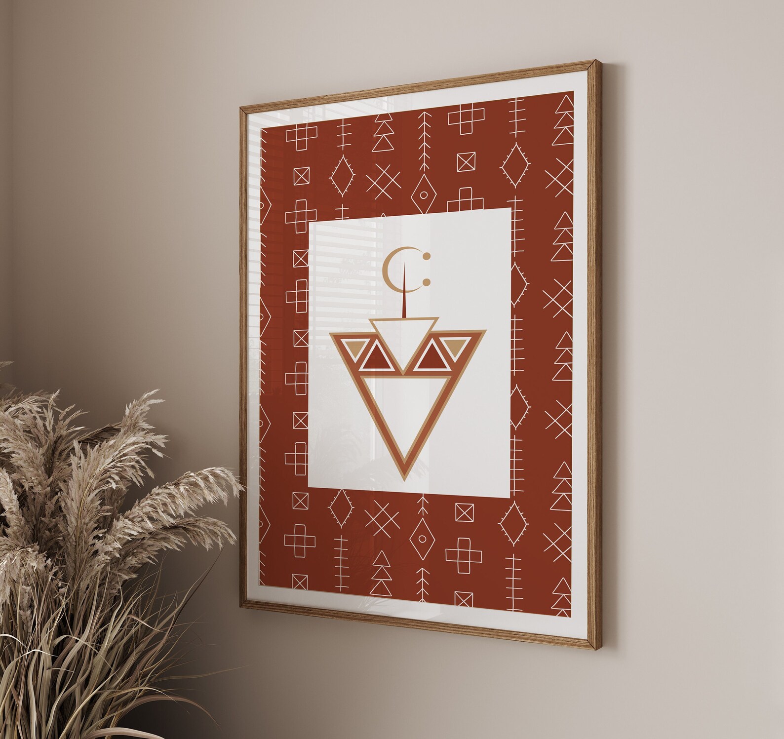 Amazigh, Amazigh Art Poster, Tazerzite Wall Decoration, Tazarzit Wall ...