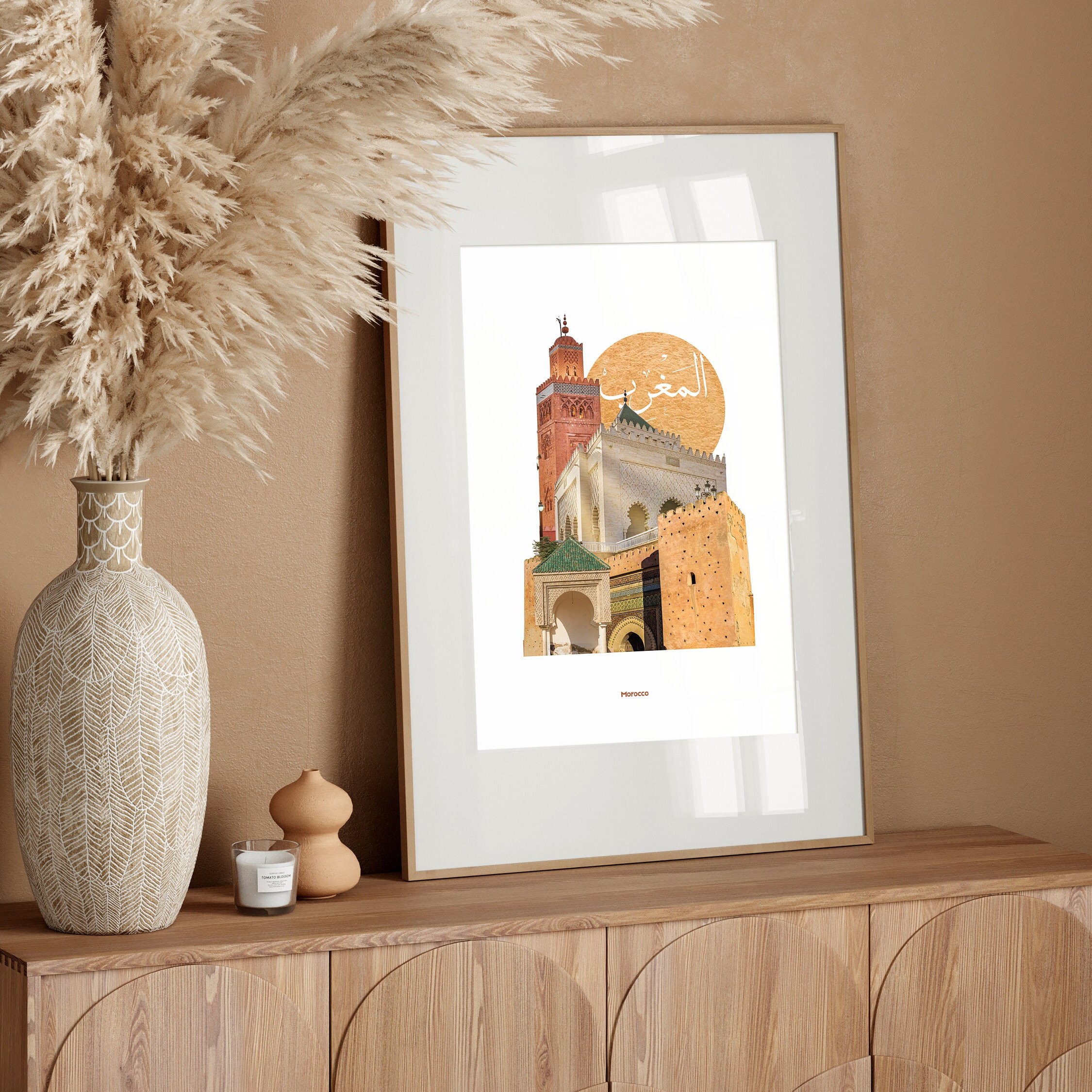 Morocco Poster, Moroccan Wall Art, Terracotta Wall Art Print, Morocco ...