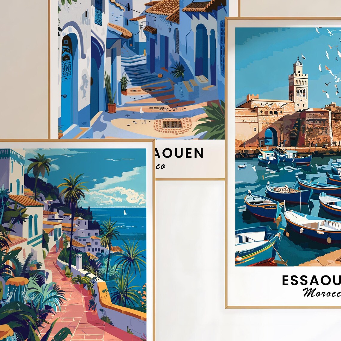 Morocco Poster, Moroccan Wall Art, City Print, Moroccan City Posters ...