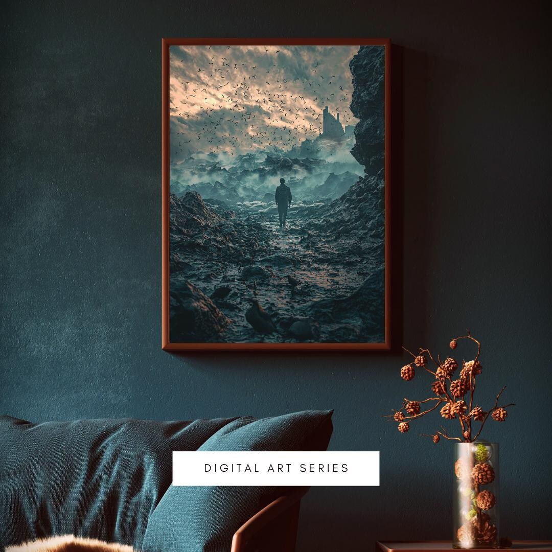 Doomsday Digital Art Print Wall Art AI Generated AI Art Digital ...