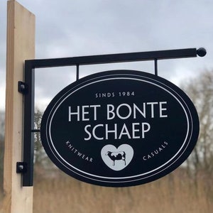 Cafe Sign,flag Sign, Advertising Sign,hanging Sign,rectangular Blade ...