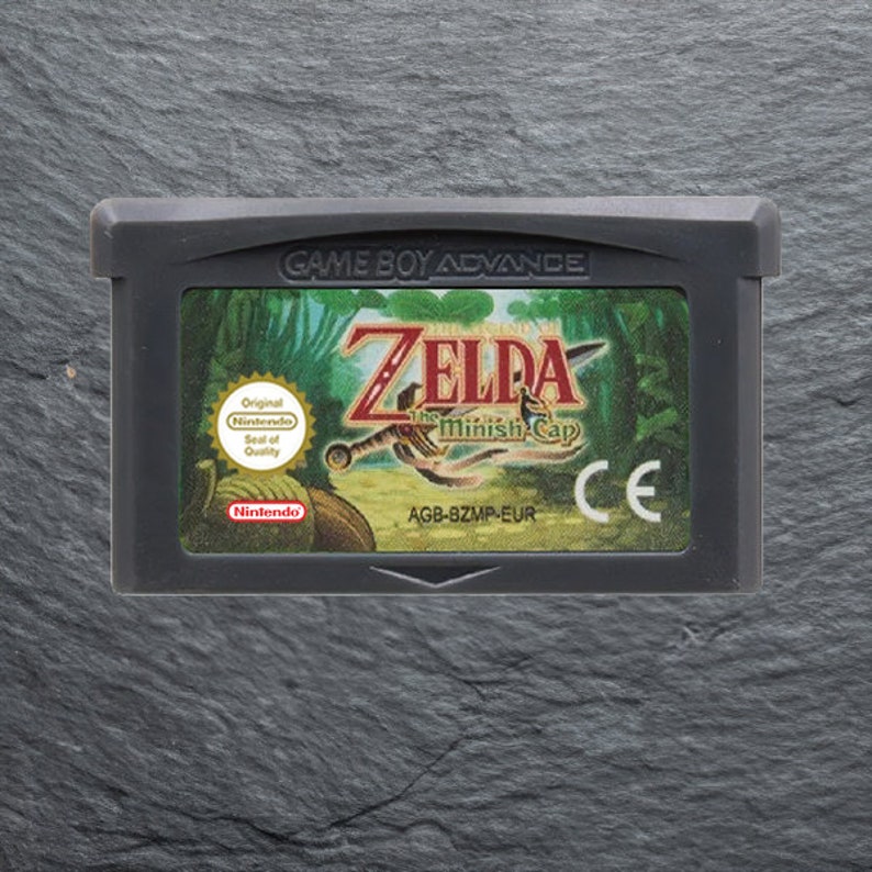 Zelda Minish Cap GBA EUR esp Ita Deu Eng Fra / Reproduction / Game Boy ...