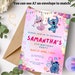 Pink Birthday Invitation Template,editable Cartoon Birthday Invitation ...