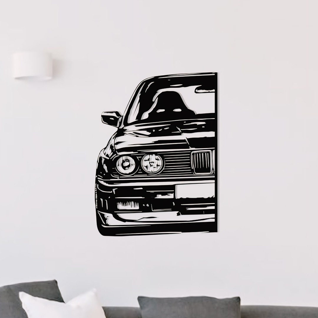 BMW E30, Wooden Wall Decor, Wooden Wall Art, Wall Decor, Wall Art, Home ...