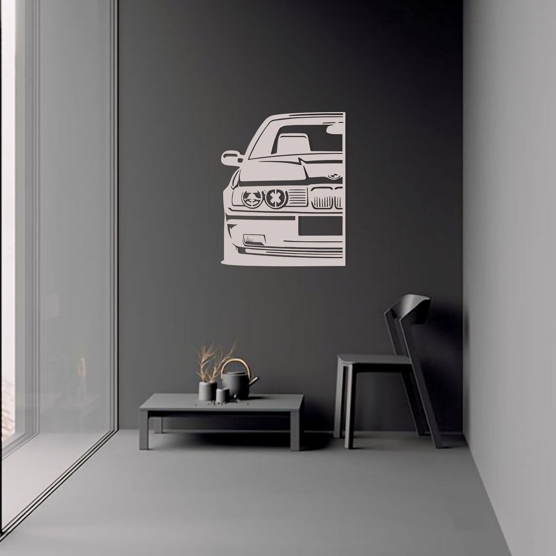 BMW E34, BMW E34 Wooden Wall Decor, Bmw E34 Wooden Wall Art, Bmw E34 ...