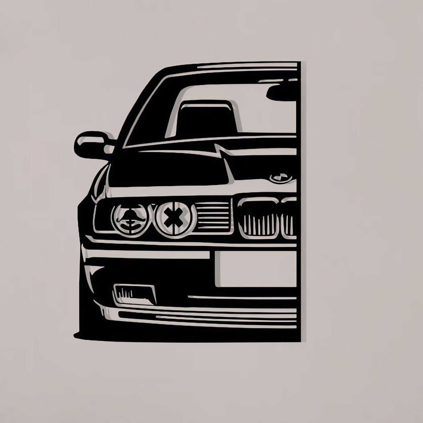 BMW E34, BMW E34 Wooden Wall Decor, Bmw E34 Wooden Wall Art, Bmw E34 Wall Decor, Bmw E34 Wall ...