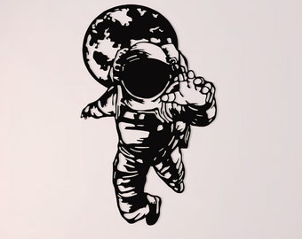 Astronaut Space Stencil - Etsy