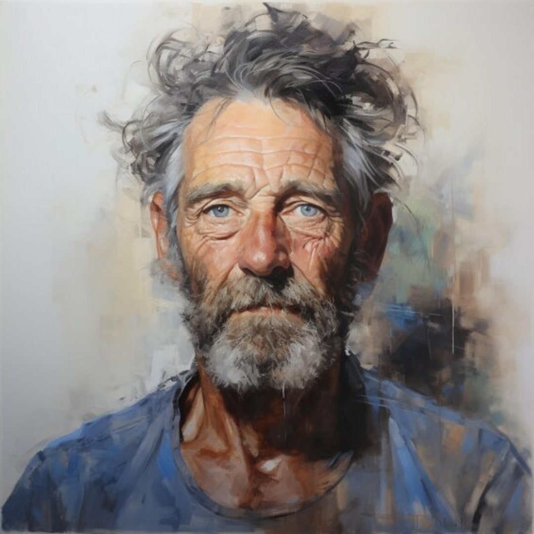 Digital Portrait With Realistic Details, Soft Lighting, Contemplative ...