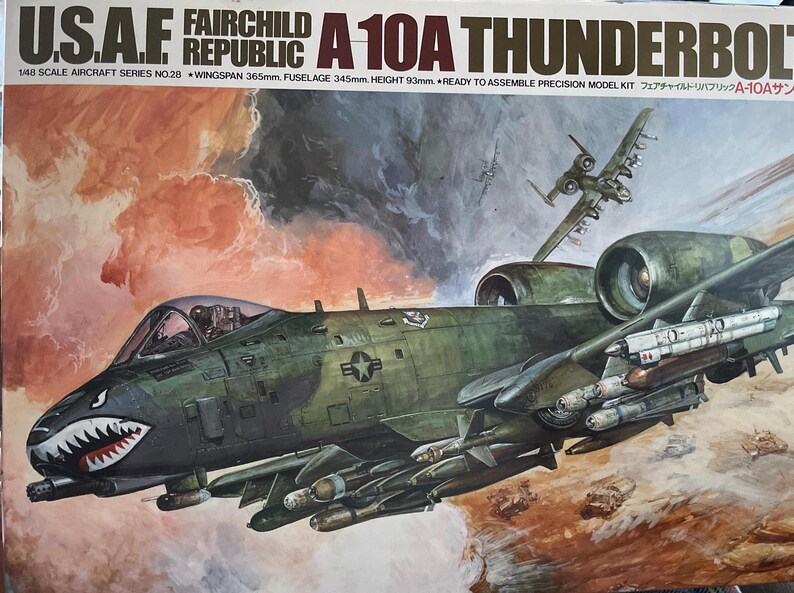 A-10 Warthog- Thunderbolt II- 1/48 Scale - Etsy