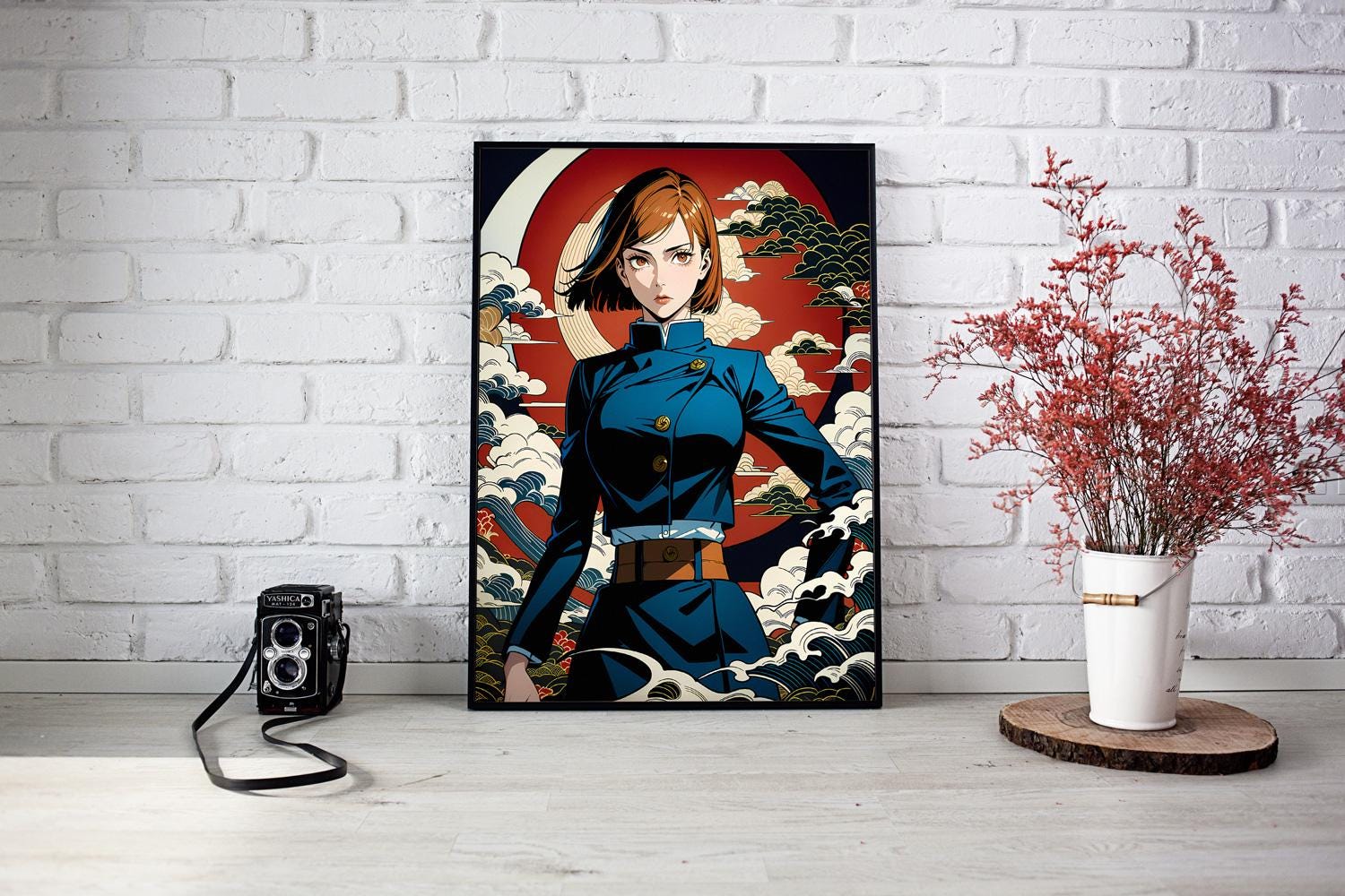 NOBARA KUGISAKI Jujutsu Kaisen 025 Poster Japanese Art Style Digital ...