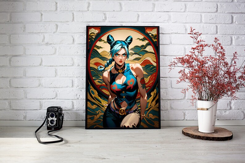 JOLYNE KUJO - JOJO 020 Poster Japanese Art Style Digital Print, High ...