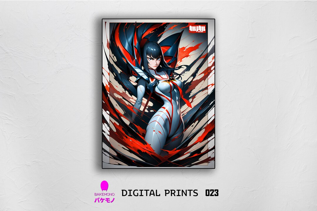 Satsuki Kiryuin Kill La Kill 023 Poster Japanese Art Style Digital Print High Quality Instant