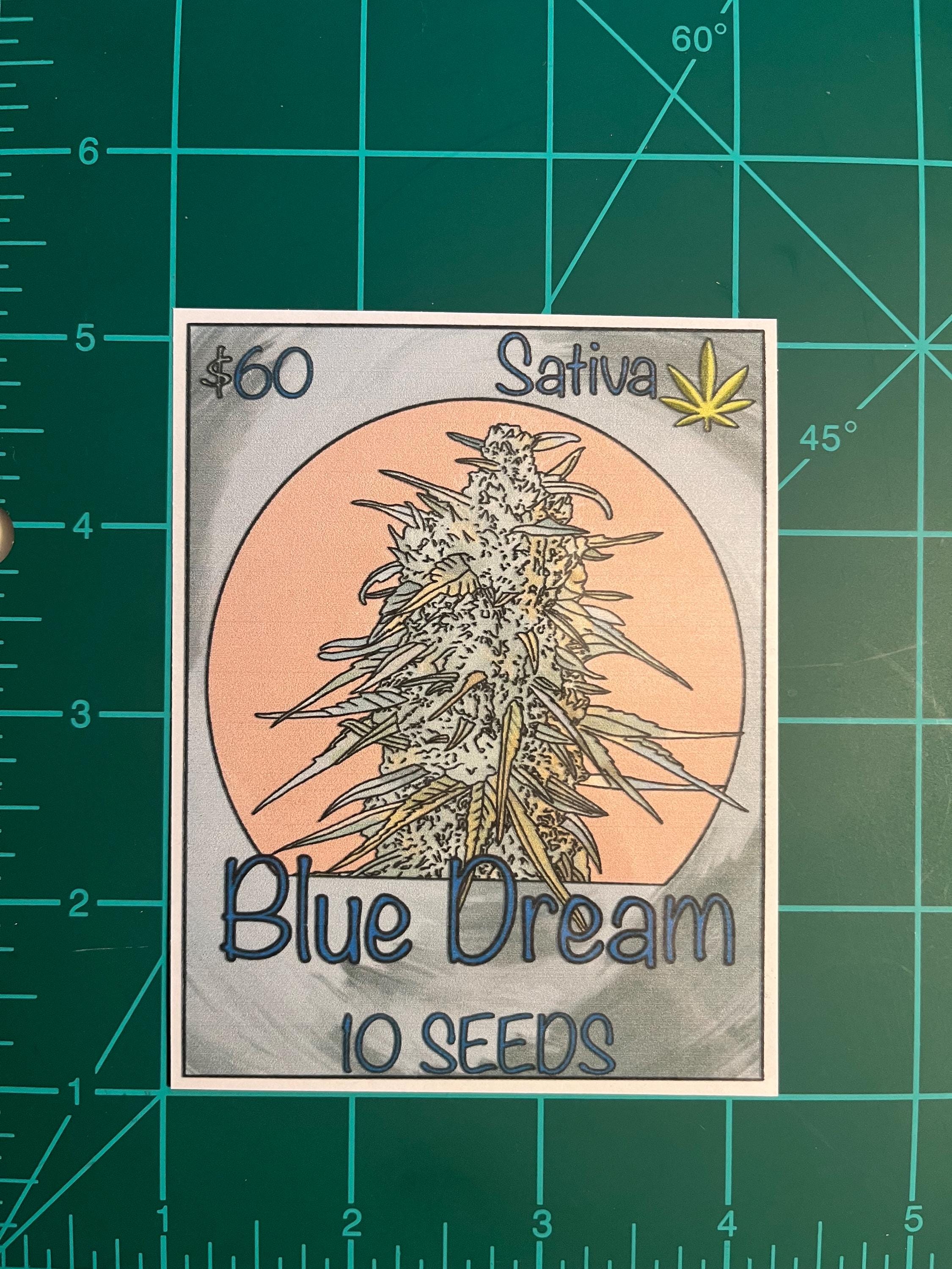 Blue Dream Weed Seed Pack Sticker *pls Read Description Before You ...